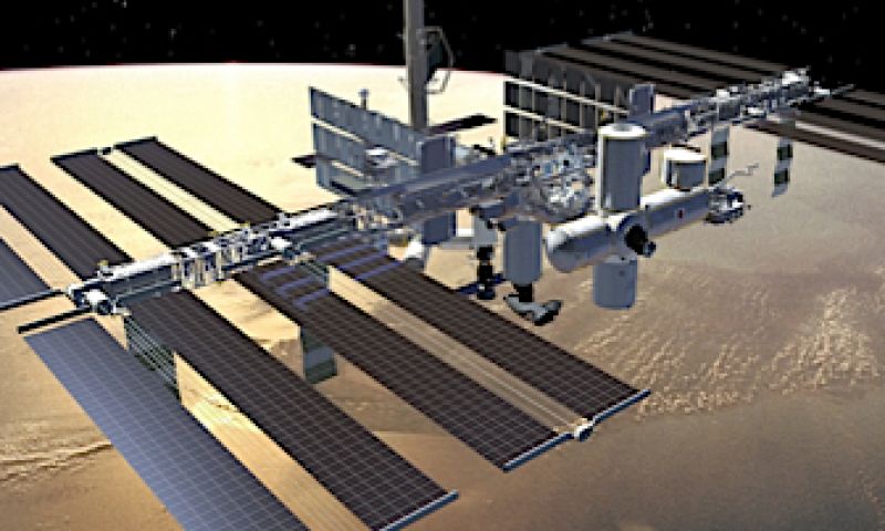 Het Internationale Space Station is klaar - Bright