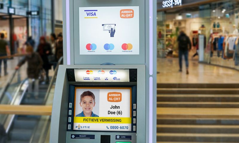 Extra hulp bij vermist kind: Amber Alerts ook op pinautomaten te zien ...