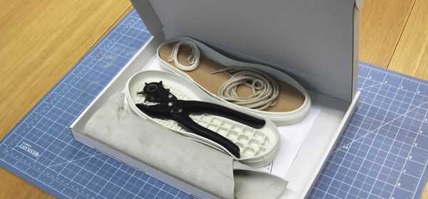 Maak je eigen sneakers in één dag met deze 'Nederlandse' kit - Bright
